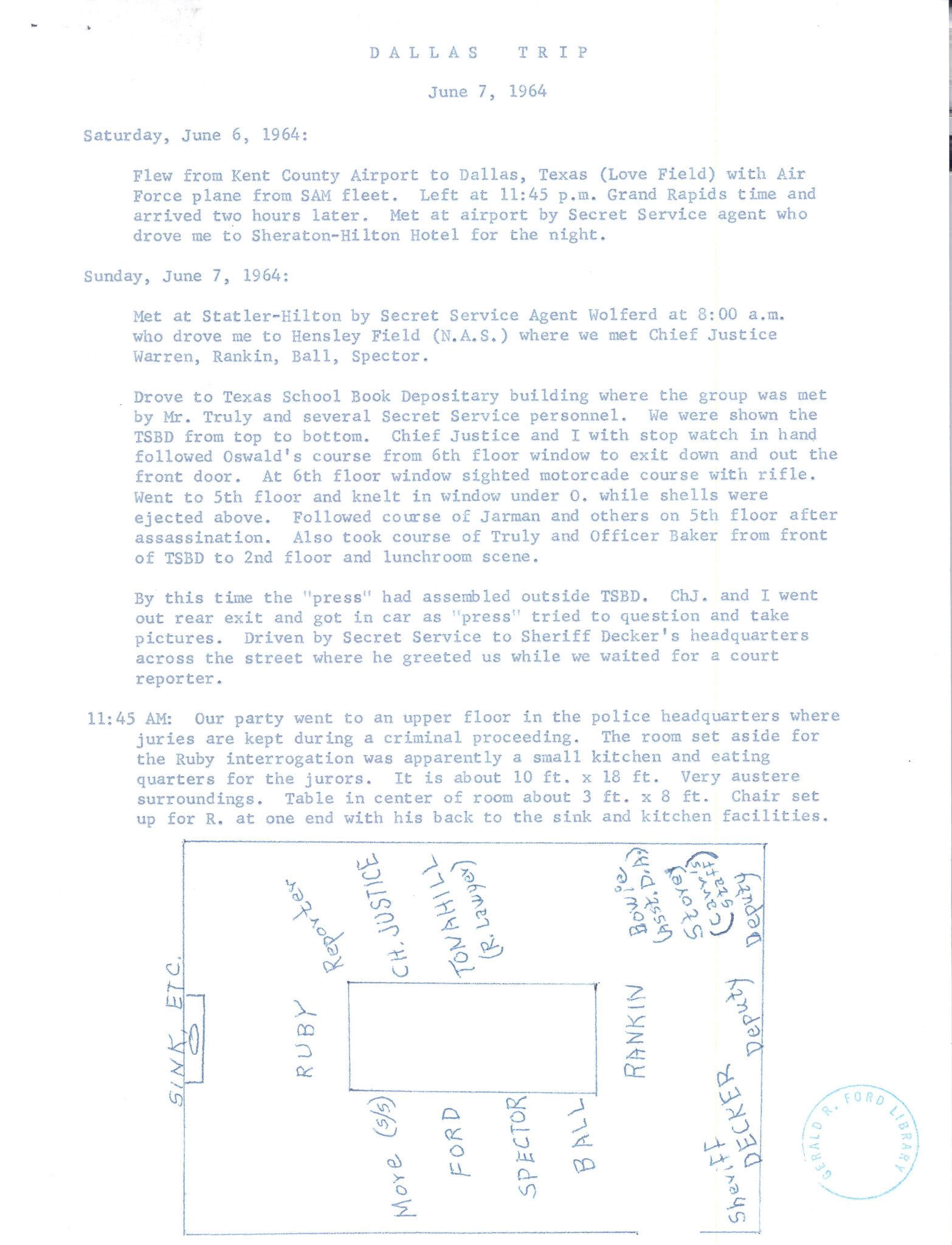 Warren Commission – Ford in Focus