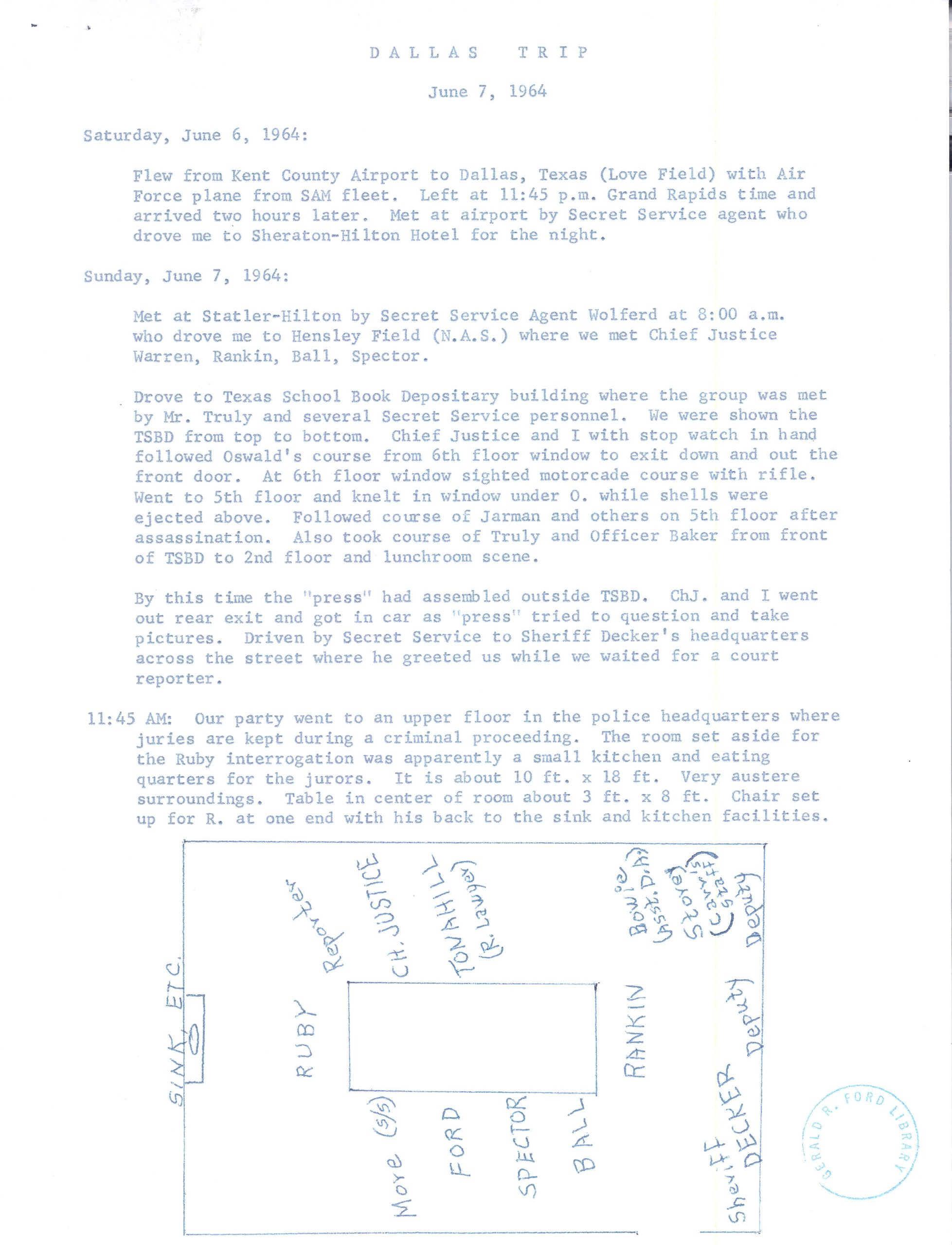 Warren Commission – Ford in Focus
